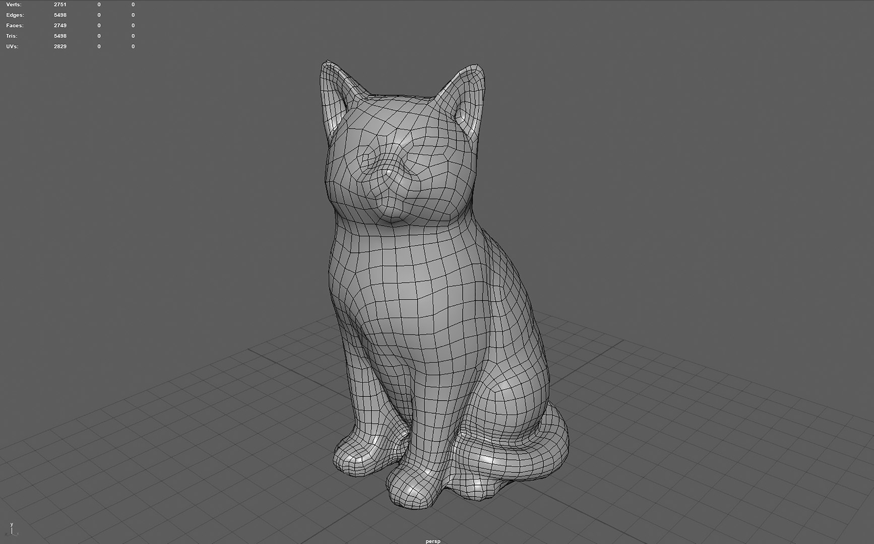 Cat Statue 3D - TurboSquid 2132522