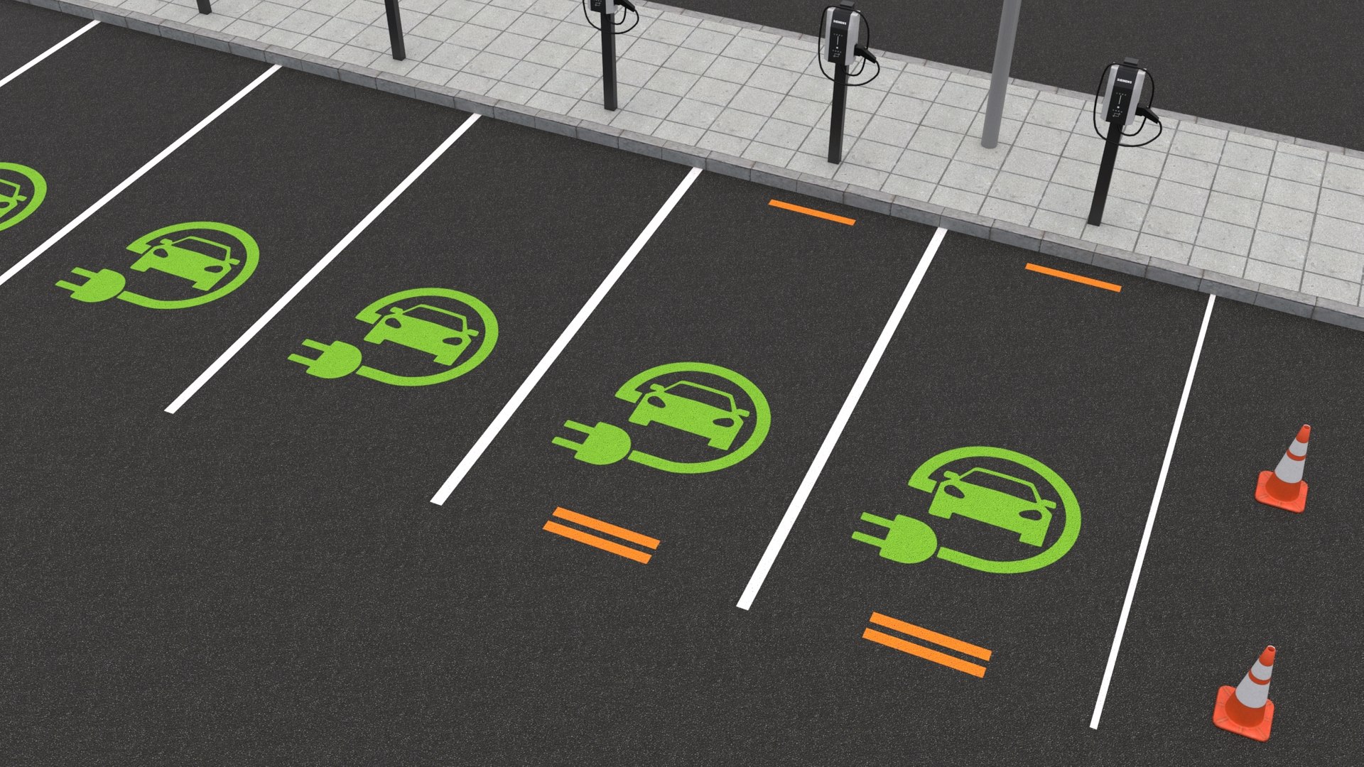 Parking Area 3D Model - TurboSquid 2116686