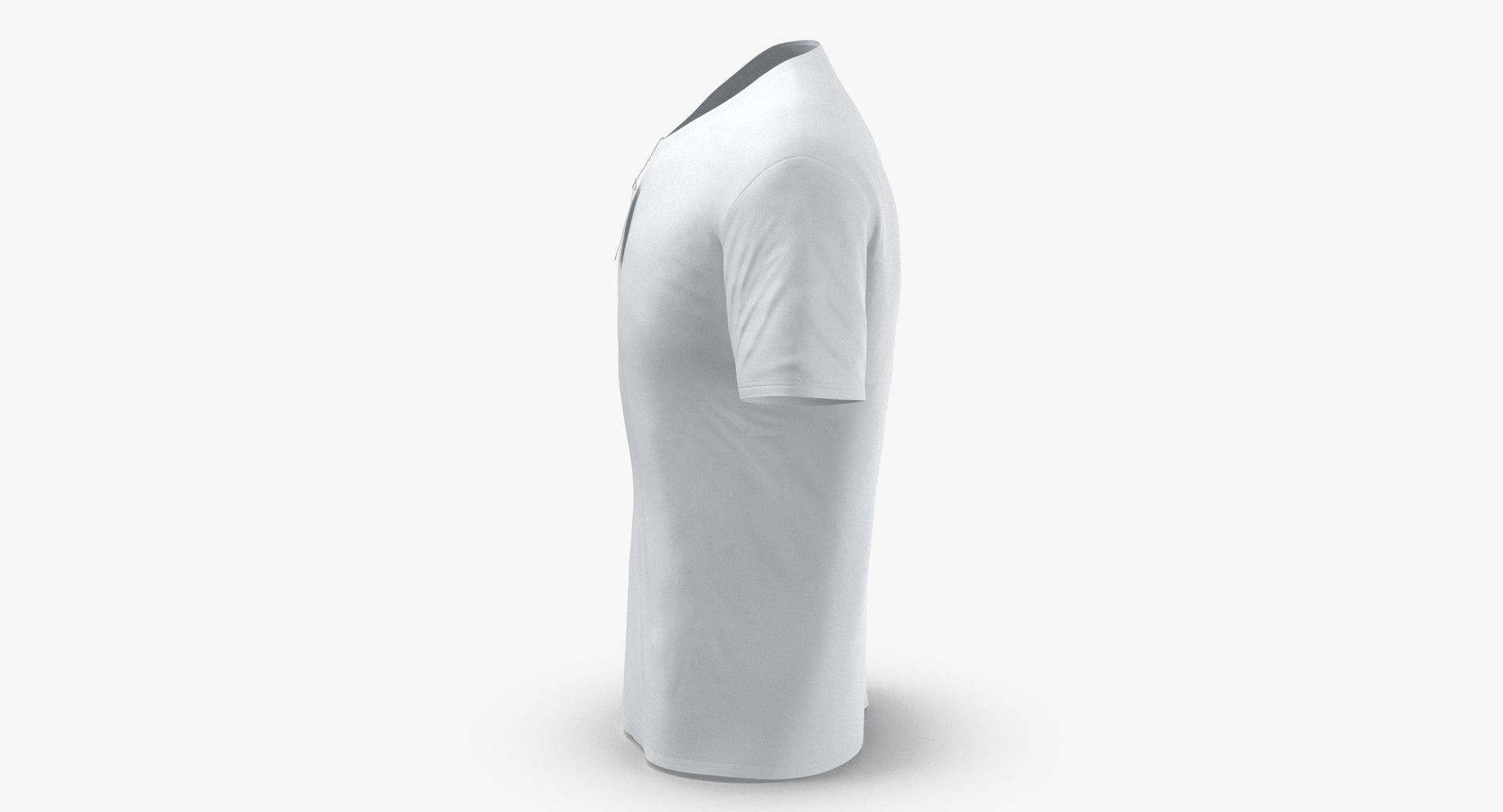 Male V Neck Worn Model - TurboSquid 1194570