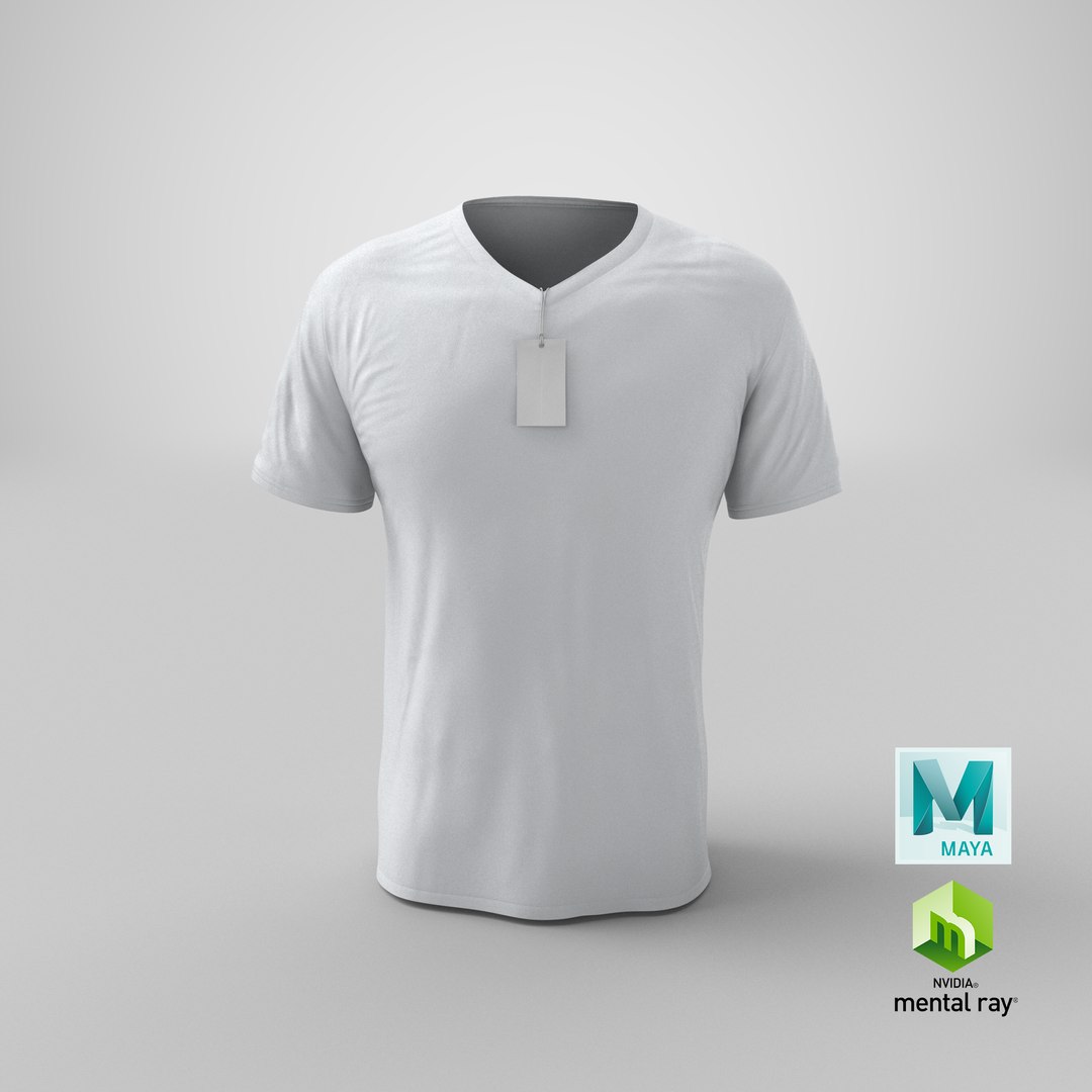 Male V Neck Worn Model - TurboSquid 1194570