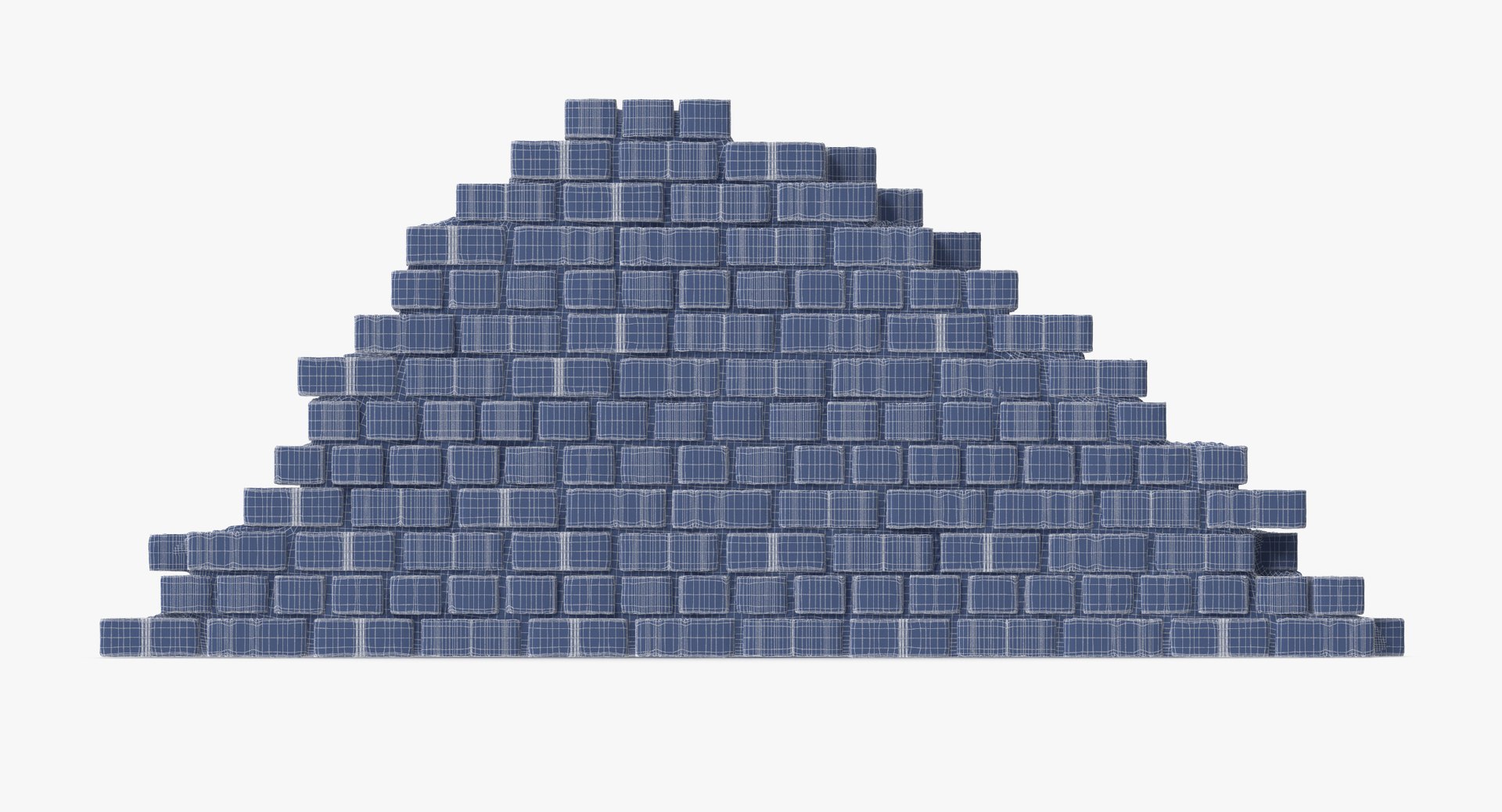 3d Brick Section 03 Model