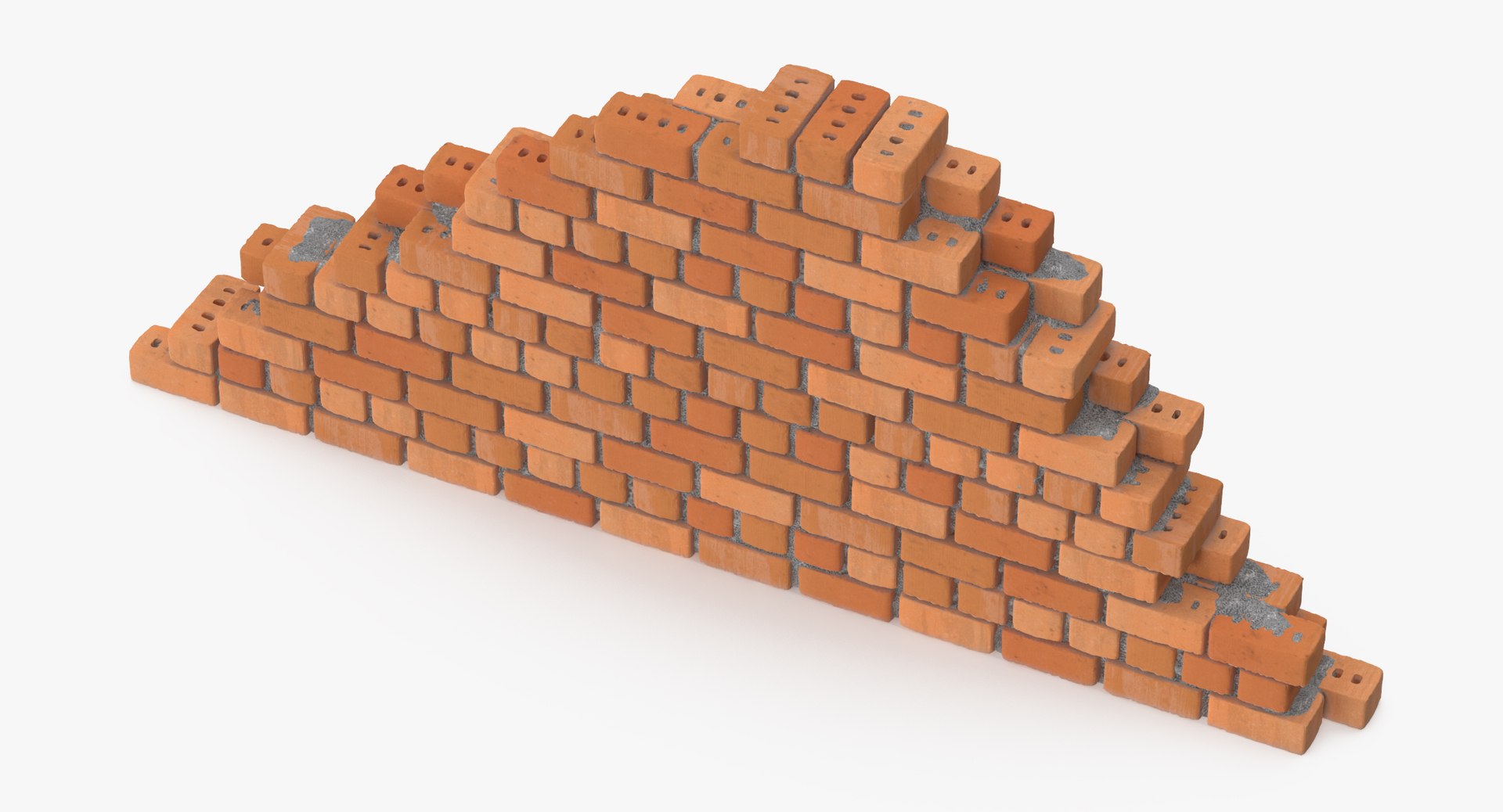 3d Brick Section 03 Model