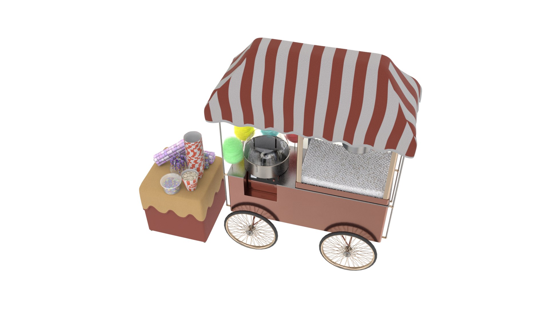 Cotton Candy 3D Model - TurboSquid 2112009