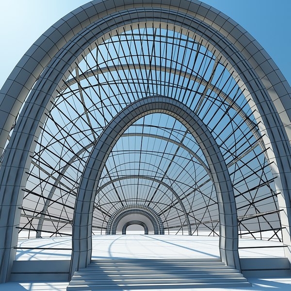 architectural structure 3ds