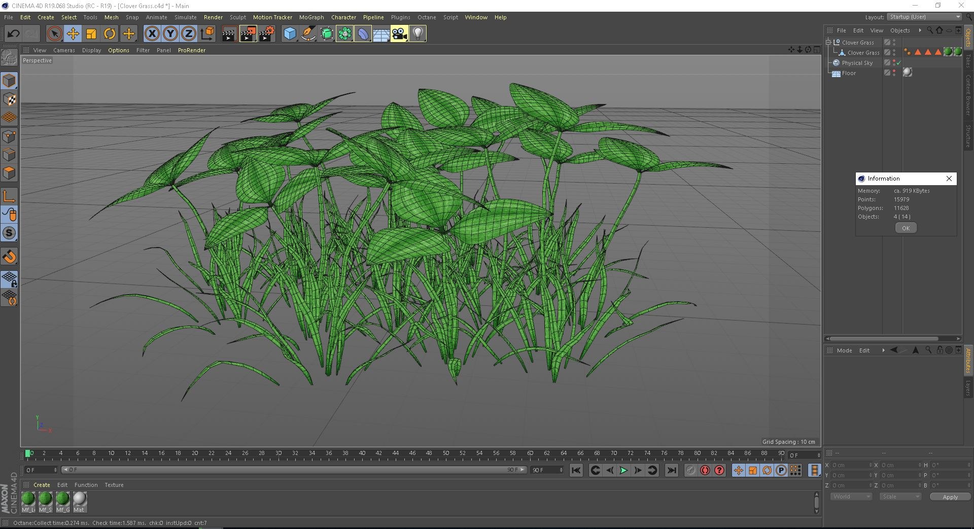 Grass Clover 3D Model - TurboSquid 1475657