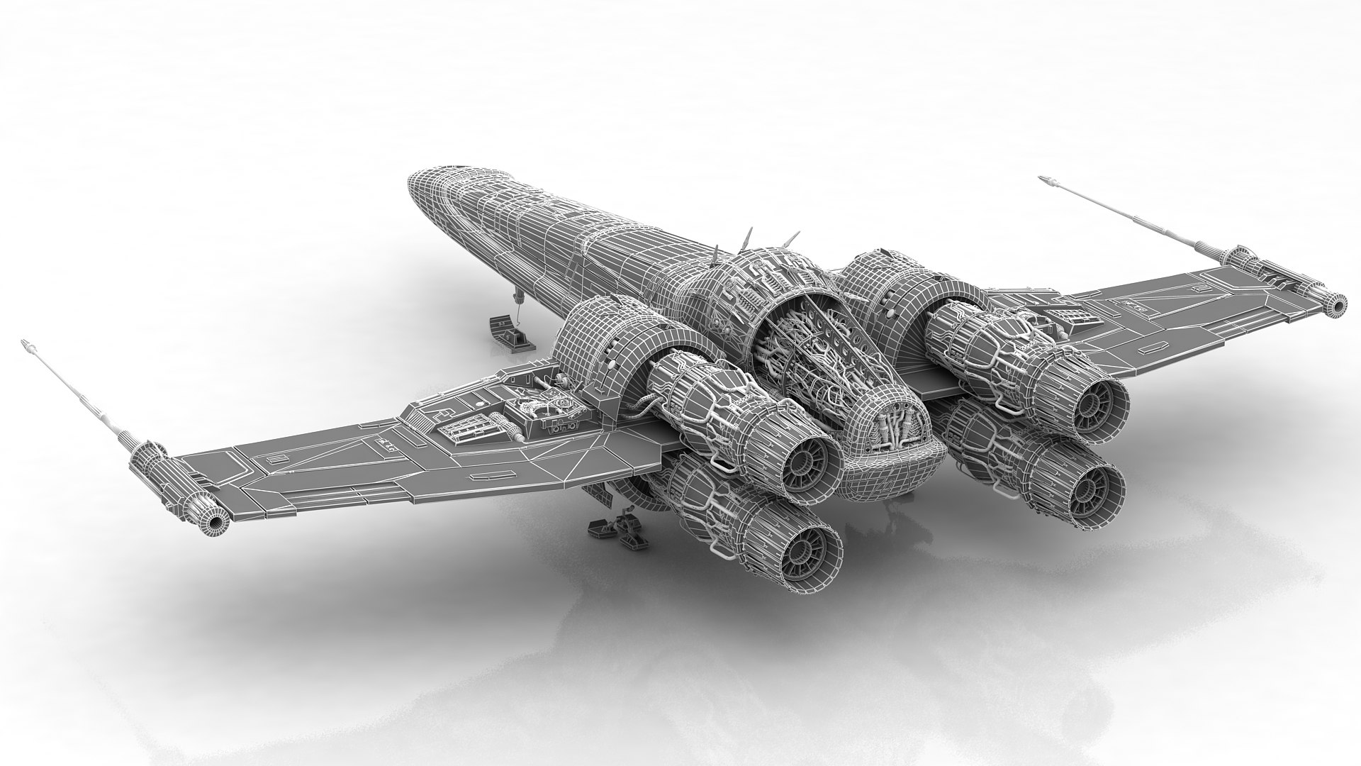 Star Wars Xwing Starfighter Model - TurboSquid 1619582