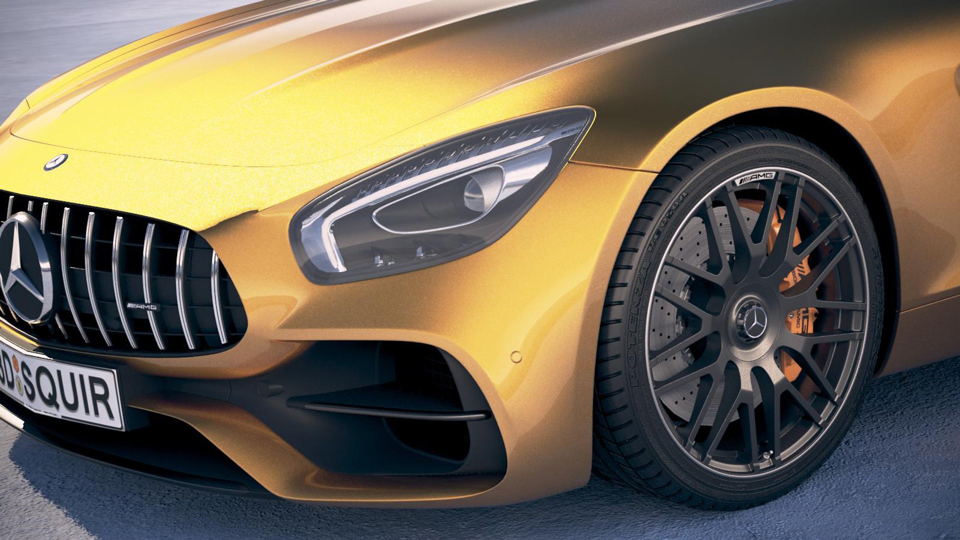 Mercedes Amg Gt 3d Max