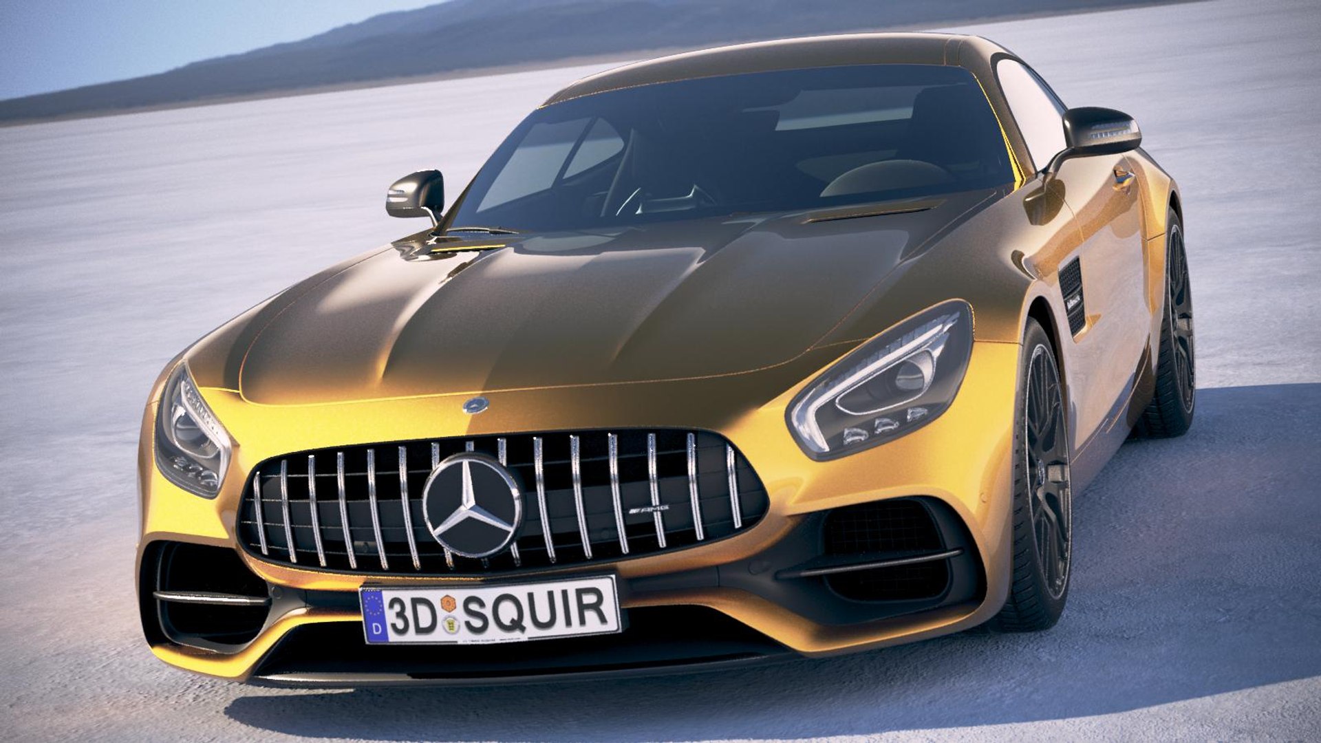 Mercedes Amg Gt 3d Max