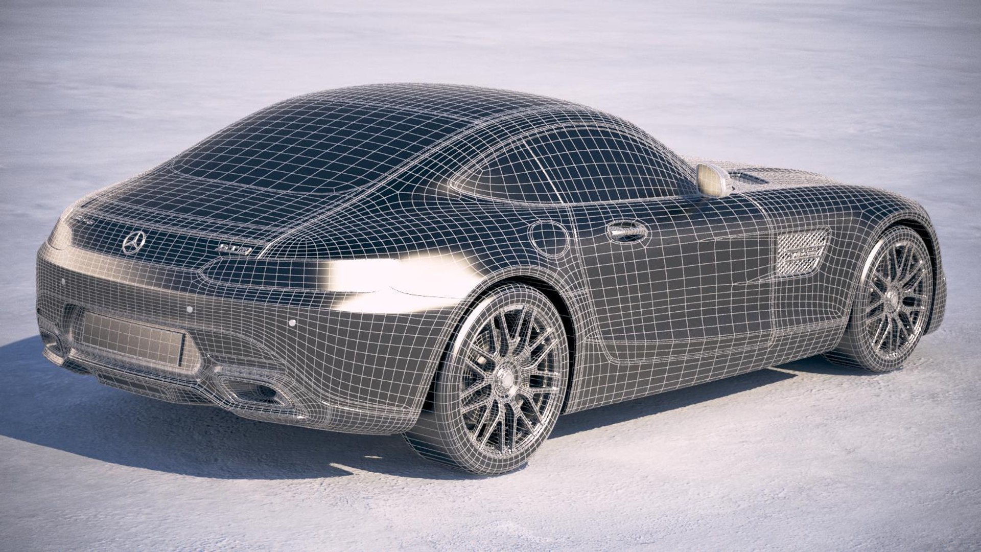 Mercedes Amg Gt 3d Max