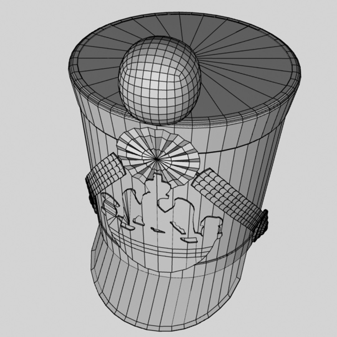 French Grenadier Shako 3d Model