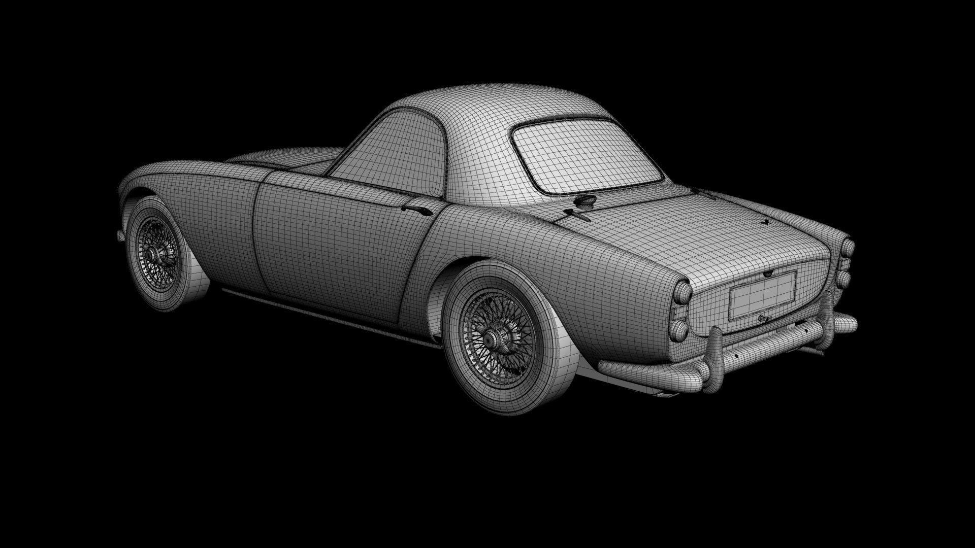 3D Morgan Plus 4 Plus Coupe - TurboSquid 2057968