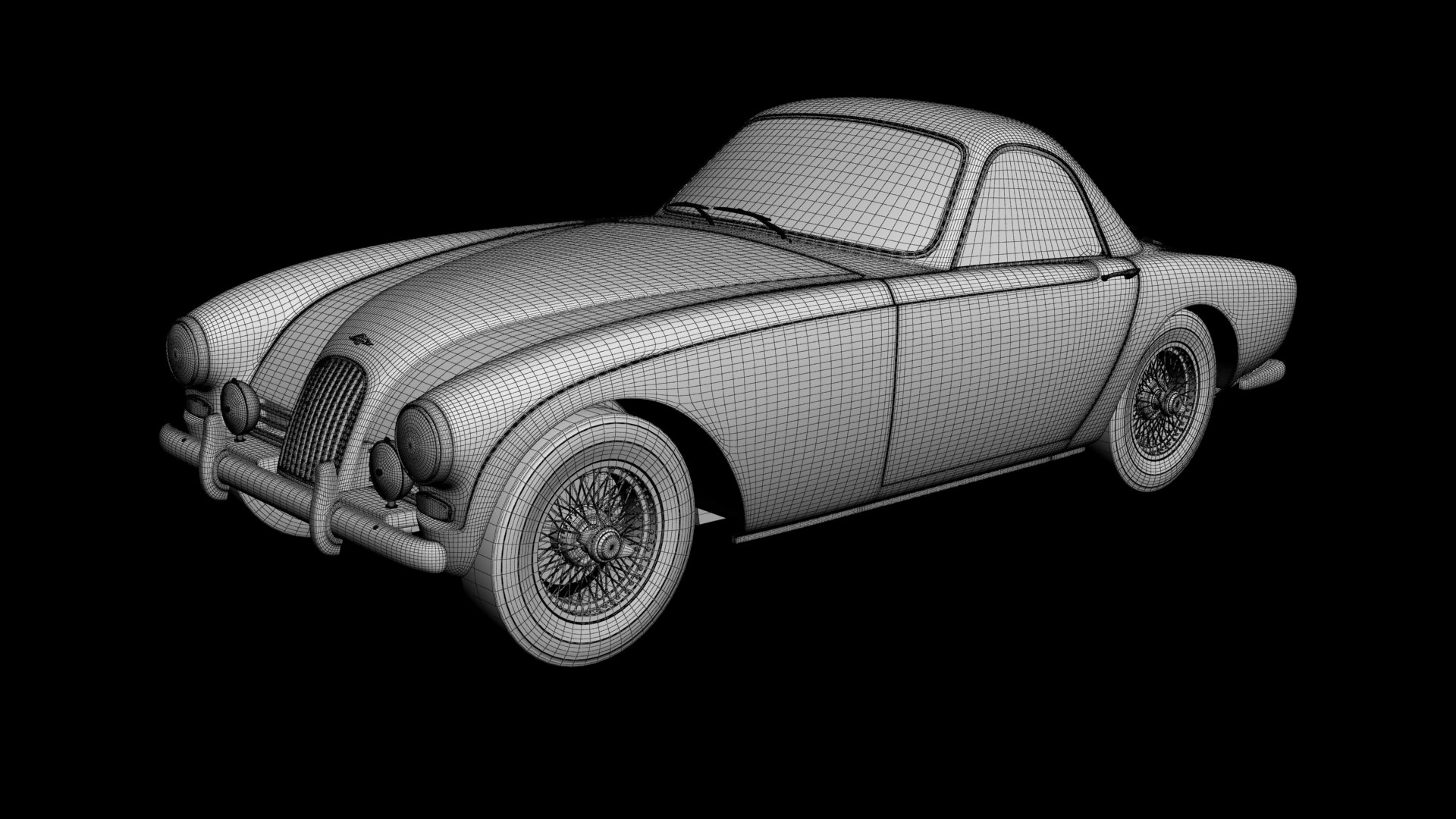 3D Morgan Plus 4 Plus Coupe - TurboSquid 2057968