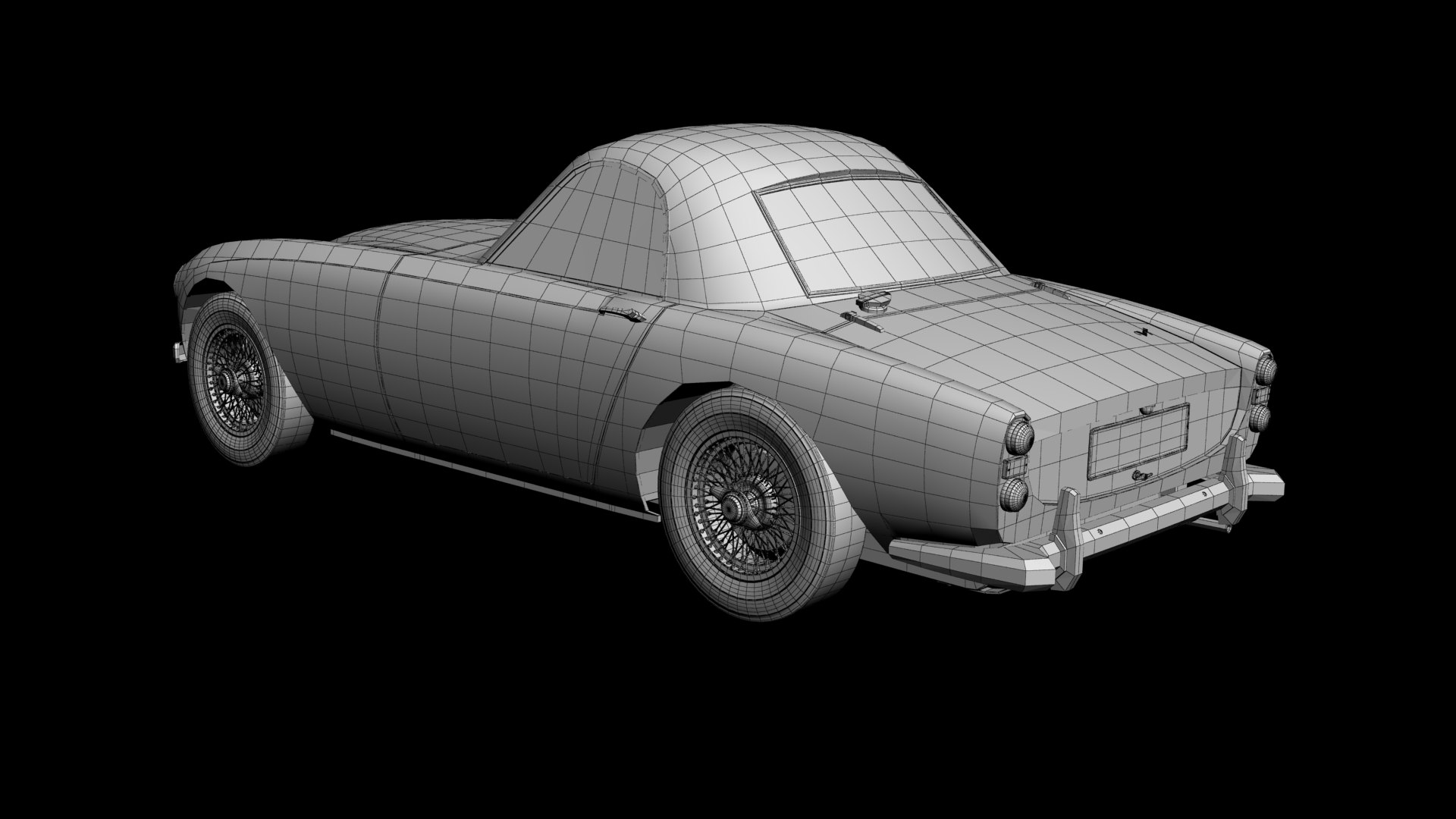 3D Morgan Plus 4 Plus Coupe - TurboSquid 2057968