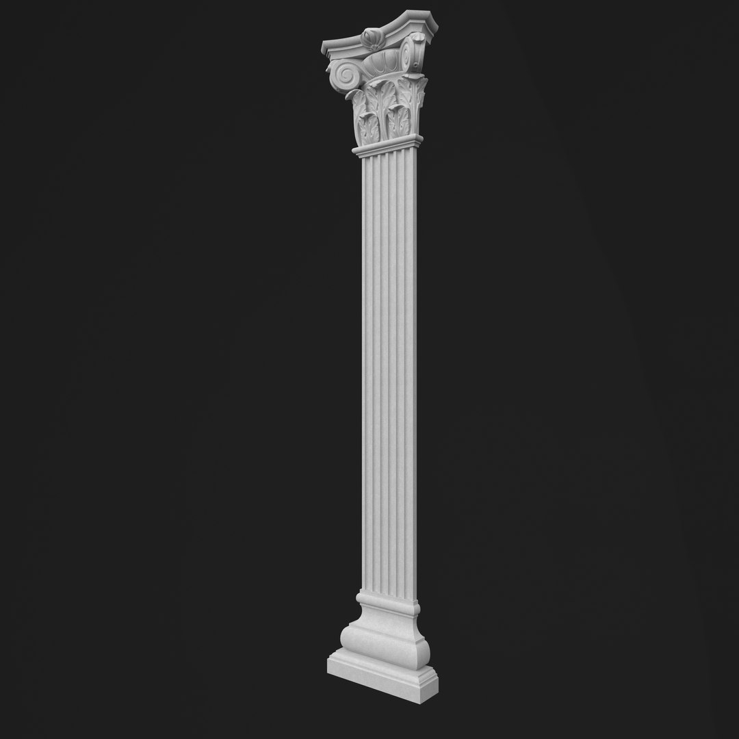 Column Decorative 24 Model - TurboSquid 2400653