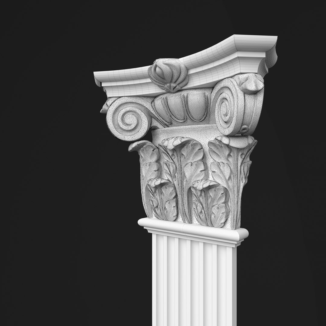 Column Decorative 24 Model - TurboSquid 2400653