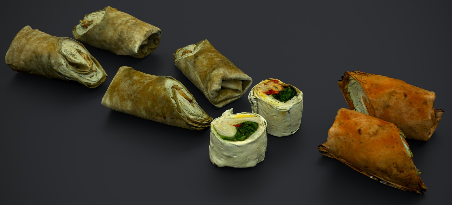 TORTILLA WARP SANDWICHES 2023 3D Model - TurboSquid 2175723