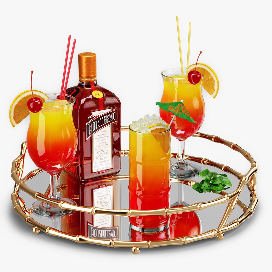3D model Cocktails Set - TurboSquid 1920725