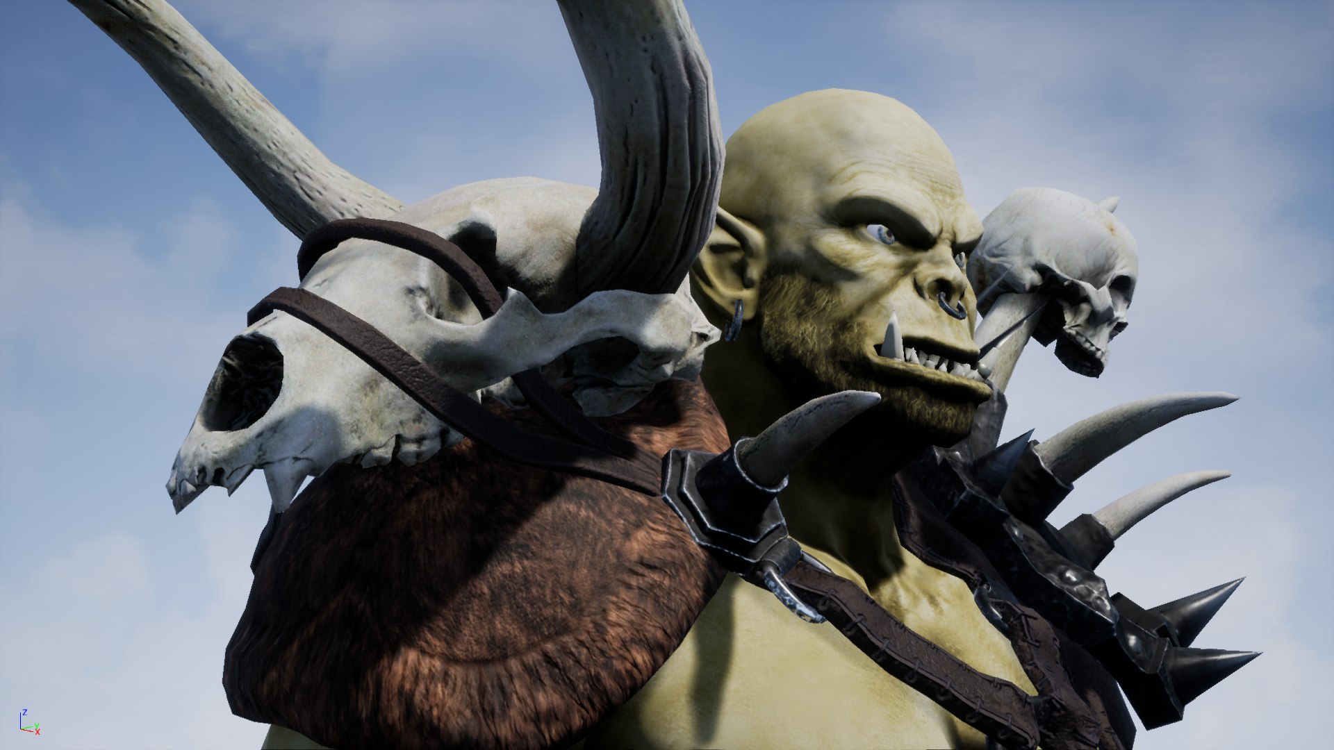 3D Model Character Orc Hammer Low-poly 3D Model - TurboSquid 1926237