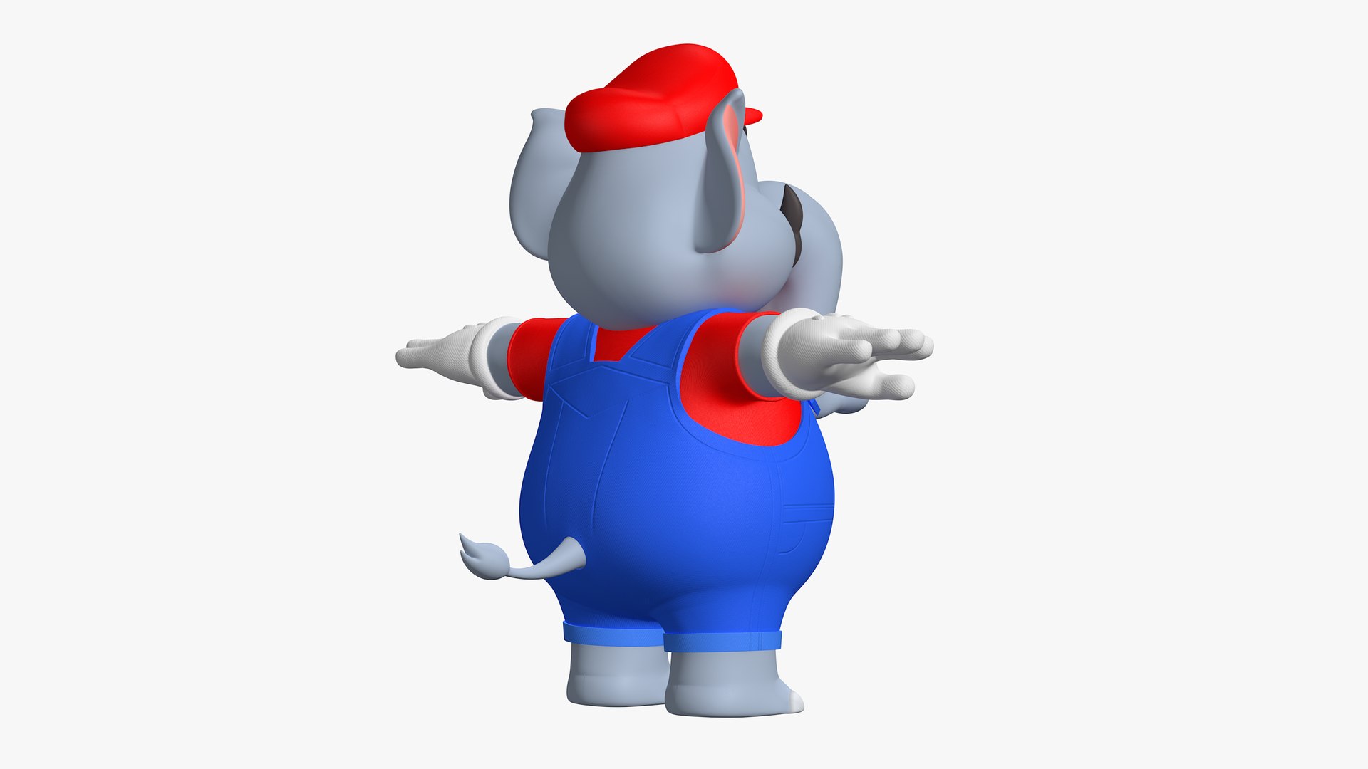 3D Cinematic Mario Elephant Game Character 8K model - TurboSquid 2125128