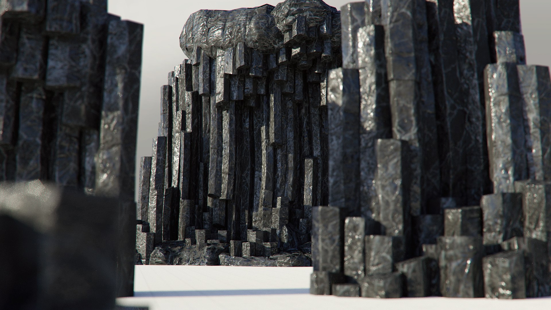 Basalt Columns Rocks Kit 3D Model - TurboSquid 1233488