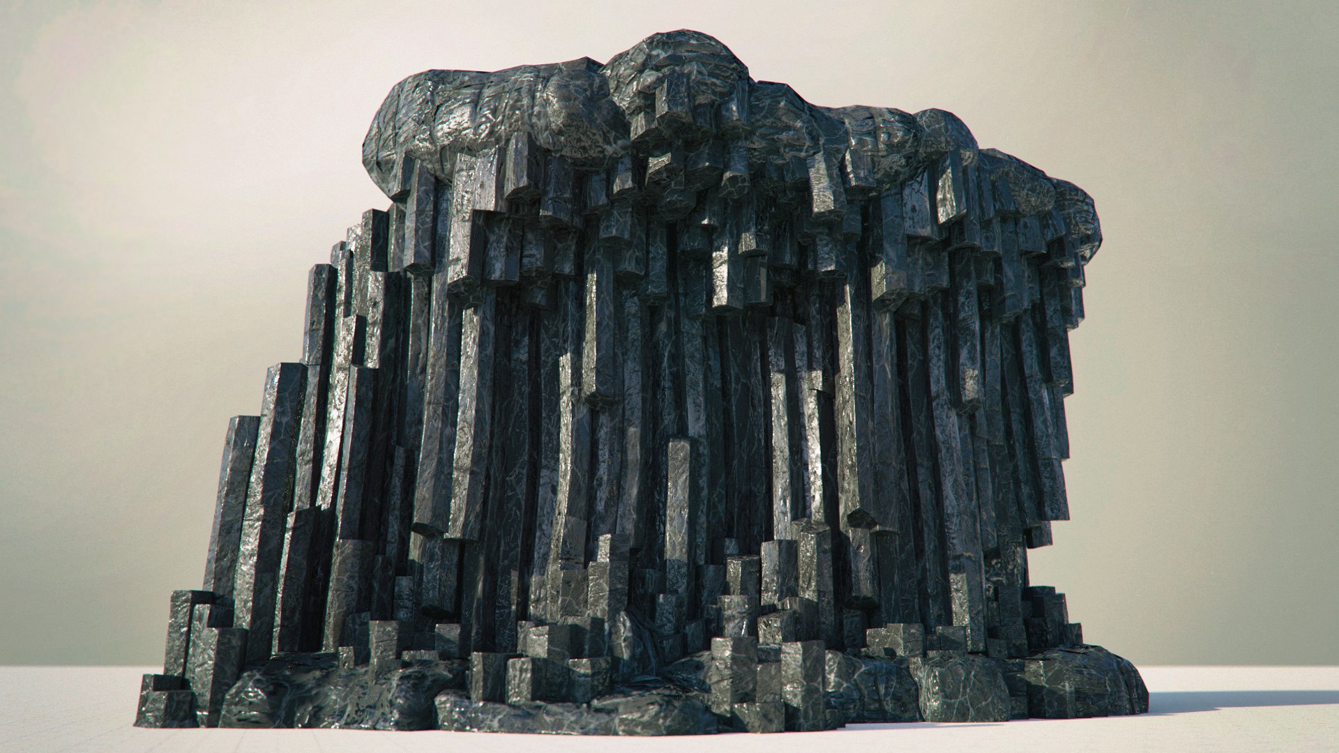 Basalt Columns Rocks Kit 3D Model - TurboSquid 1233488