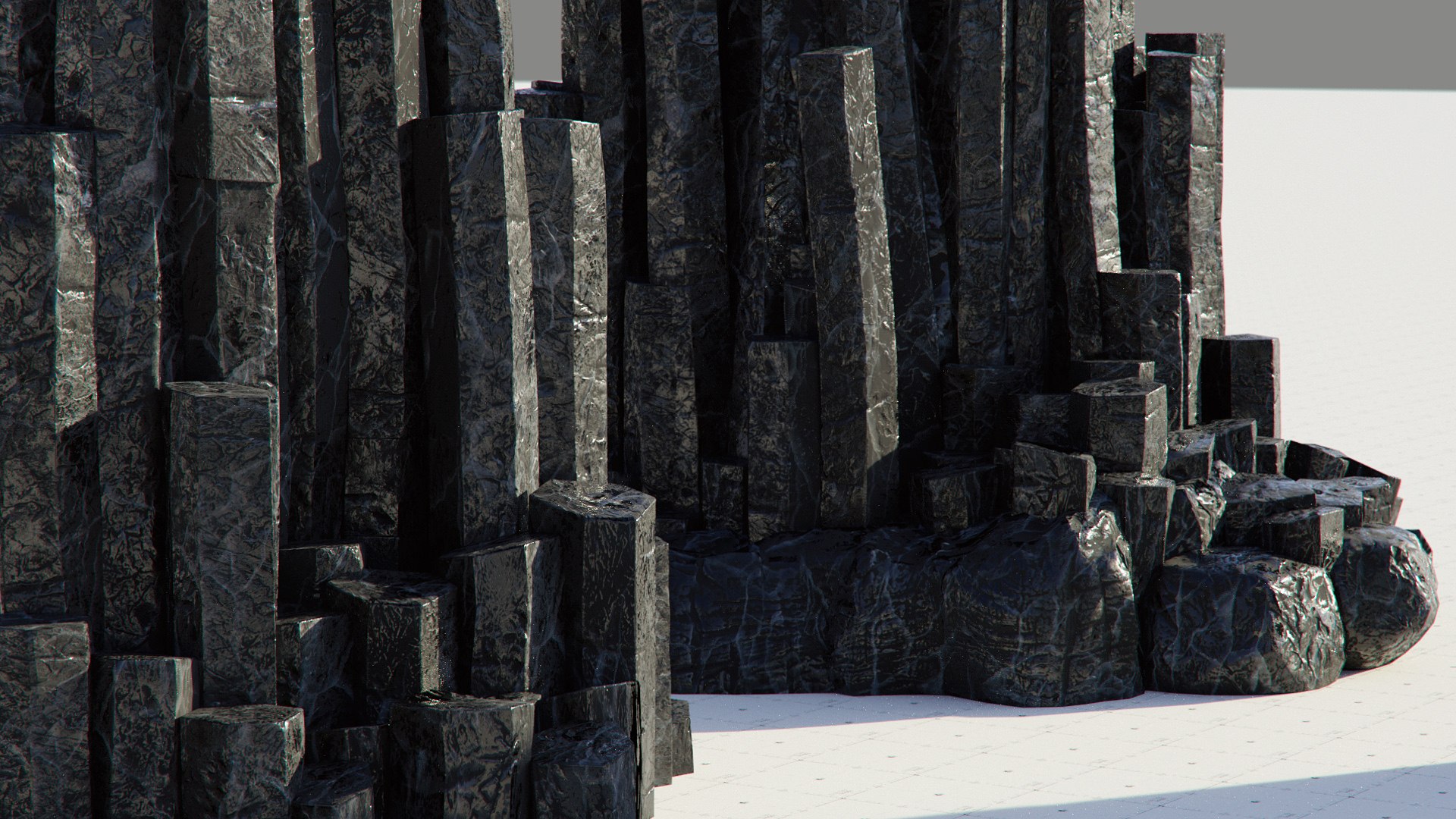 Basalt Columns Rocks Kit 3D Model - TurboSquid 1233488