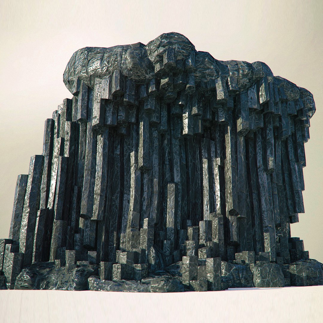 Basalt Columns Rocks Kit 3D Model - TurboSquid 1233488