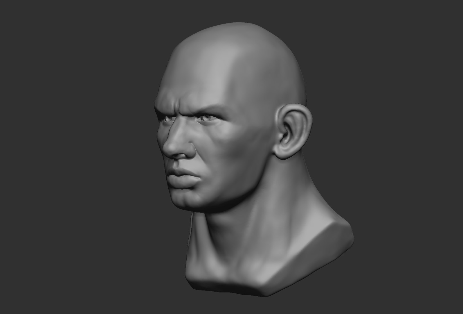 3D Male Head Base Mesh Model - TurboSquid 1835807