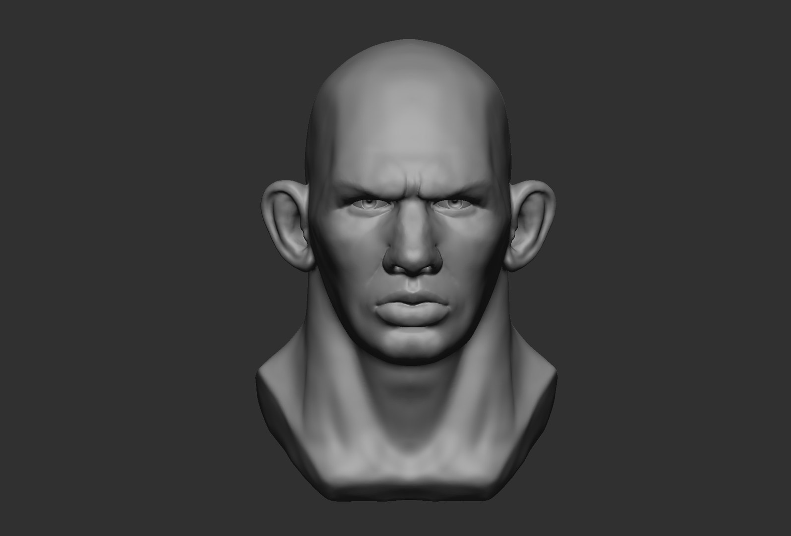3D Male Head Base Mesh Model - TurboSquid 1835807