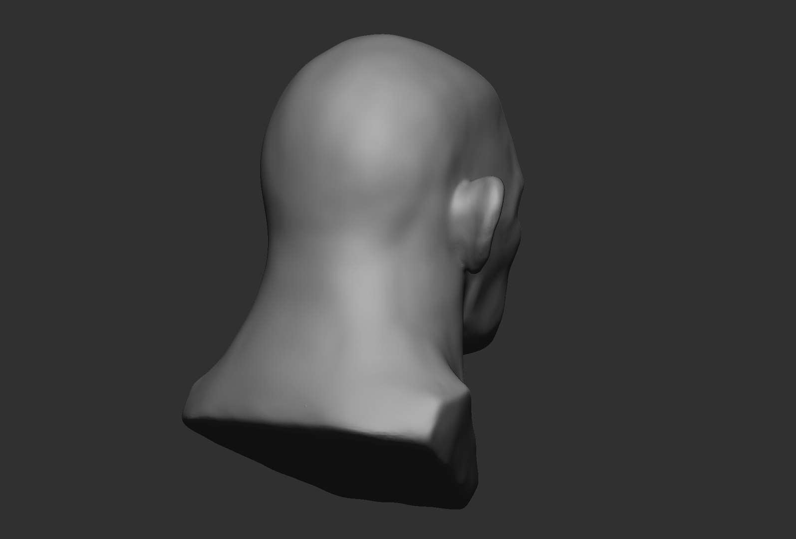 3D Male Head Base Mesh Model - TurboSquid 1835807