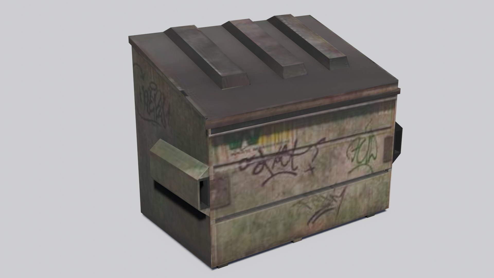 Free Low-poly Dumpster Game Ready 3D Model - TurboSquid 1779167