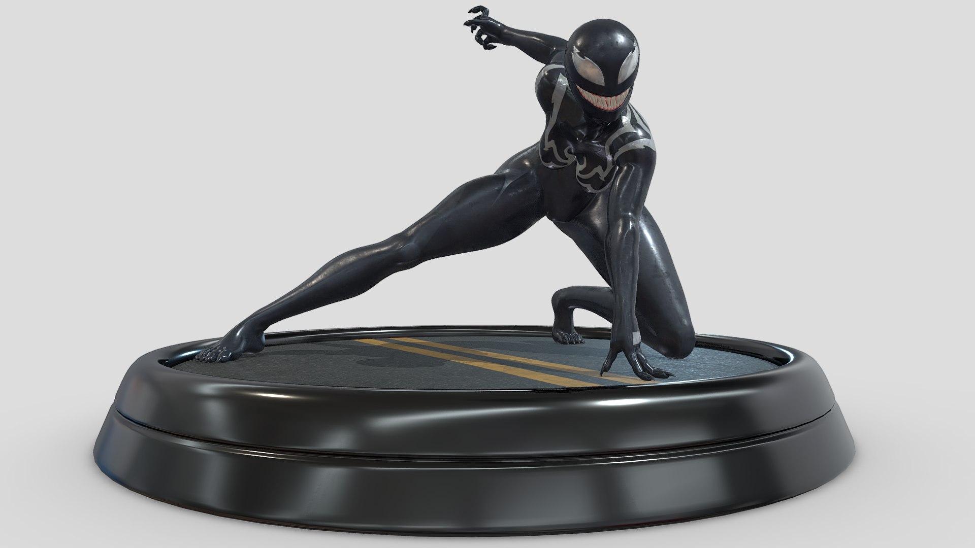 modelo 3d She-Venom - Fortnite x Marvel Rivals - TurboSquid 2355881