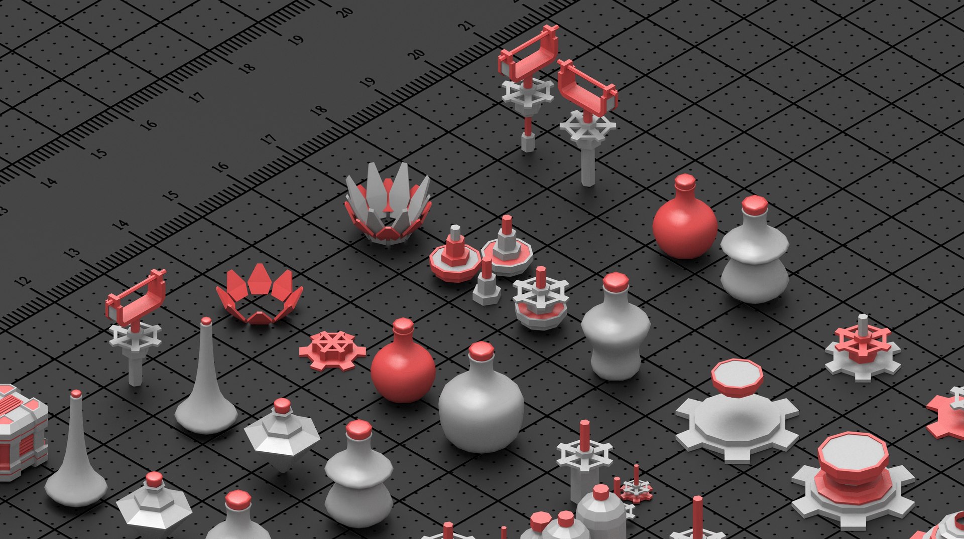 3D Mega Mechanical Kitbash-vol3 Model - TurboSquid 2341405