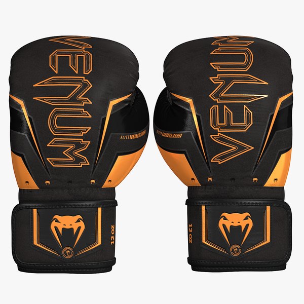 Boxing Punch Gloves Black Venum Elite Evo 8K 3D - TurboSquid 2044817