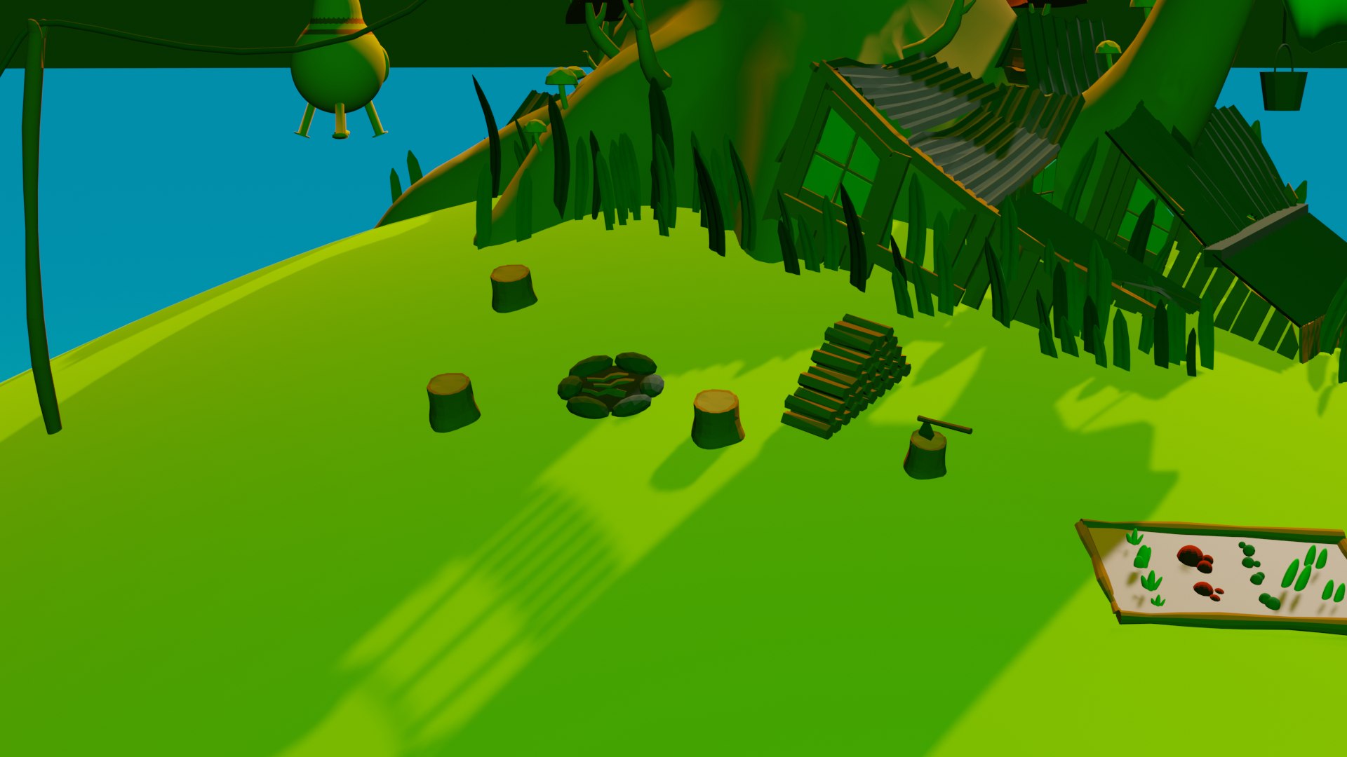 3D Model House Tree Adventure Time - TurboSquid 1787413