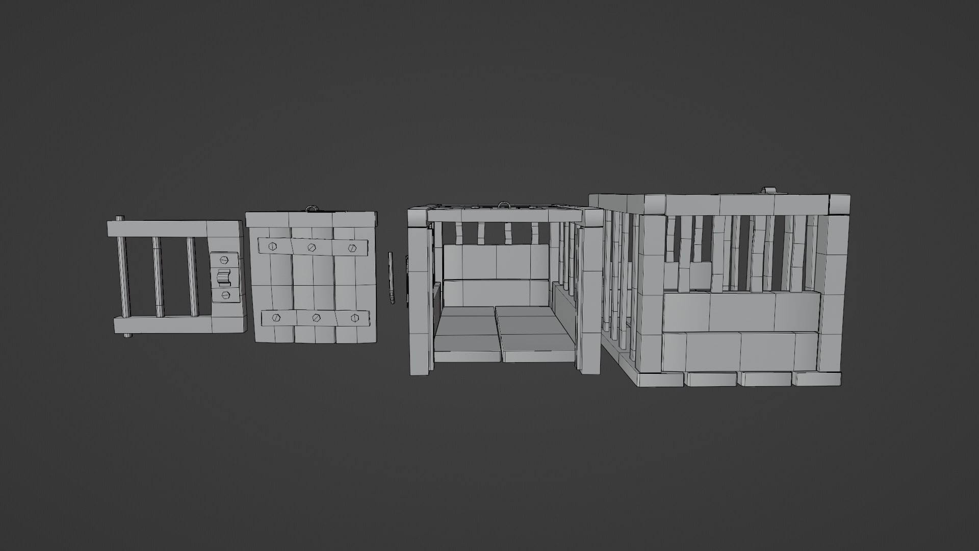 3D Animal Grate Model - TurboSquid 2103449