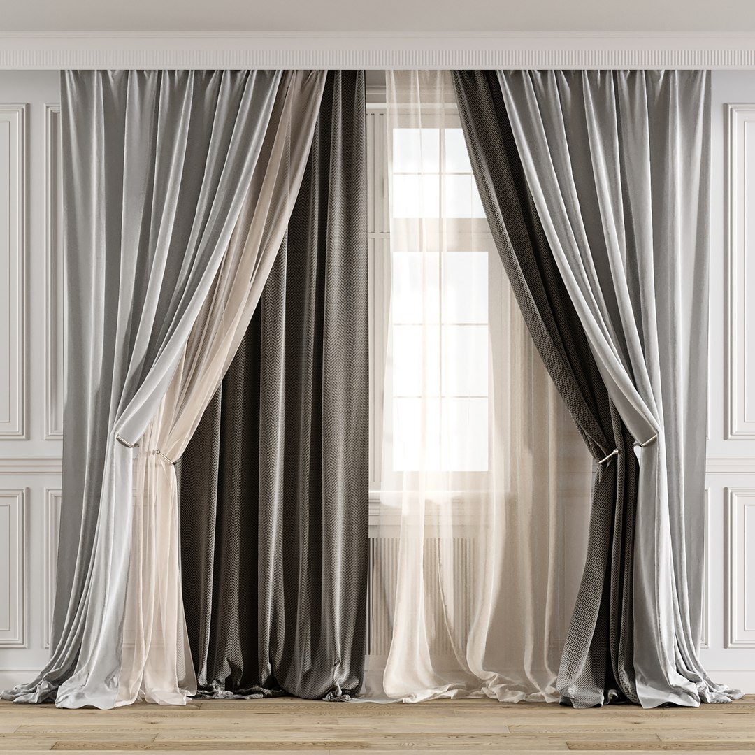 3D CURTAINS 540C - TurboSquid 2179618