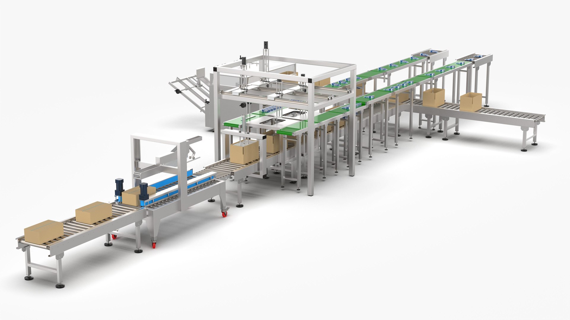 Automatic Salt Factory Packing Machine 3D Model - TurboSquid 2090352