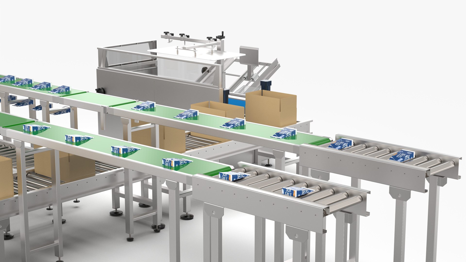 Automatic Salt Factory Packing Machine 3D Model - TurboSquid 2090352