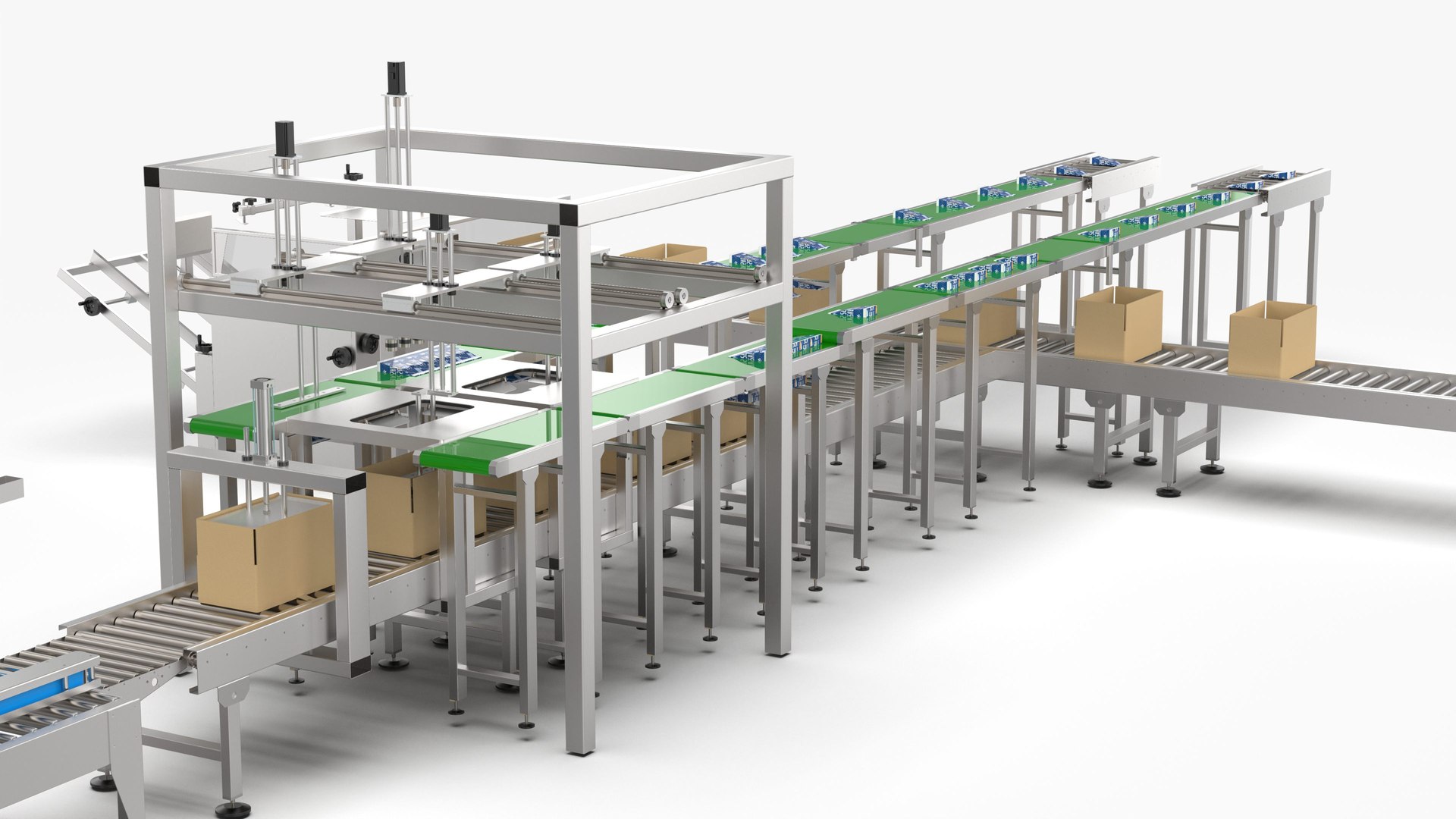 Automatic Salt Factory Packing Machine 3D model - TurboSquid 2090352