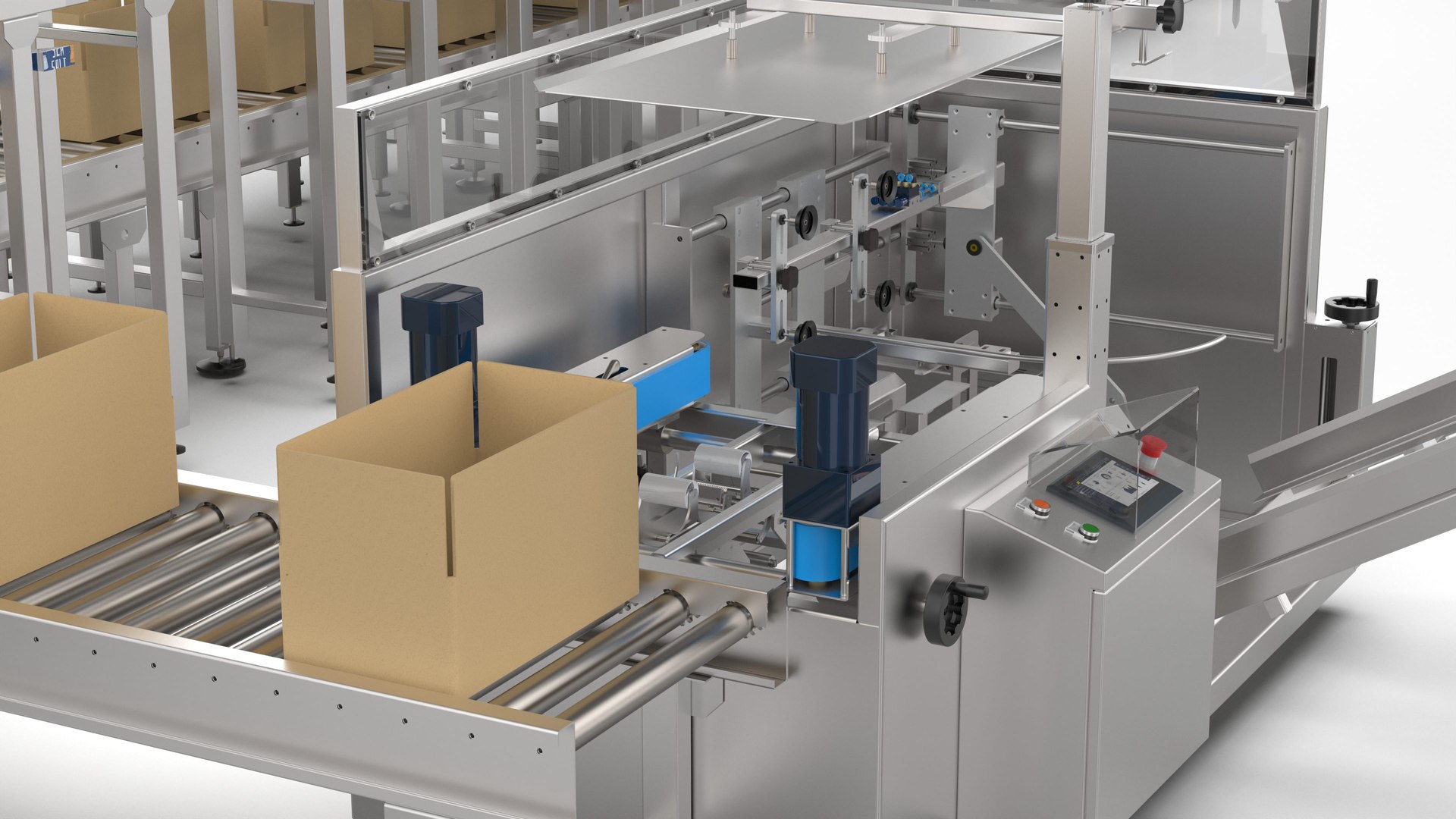Automatic Salt Factory Packing Machine 3D Model - TurboSquid 2090352