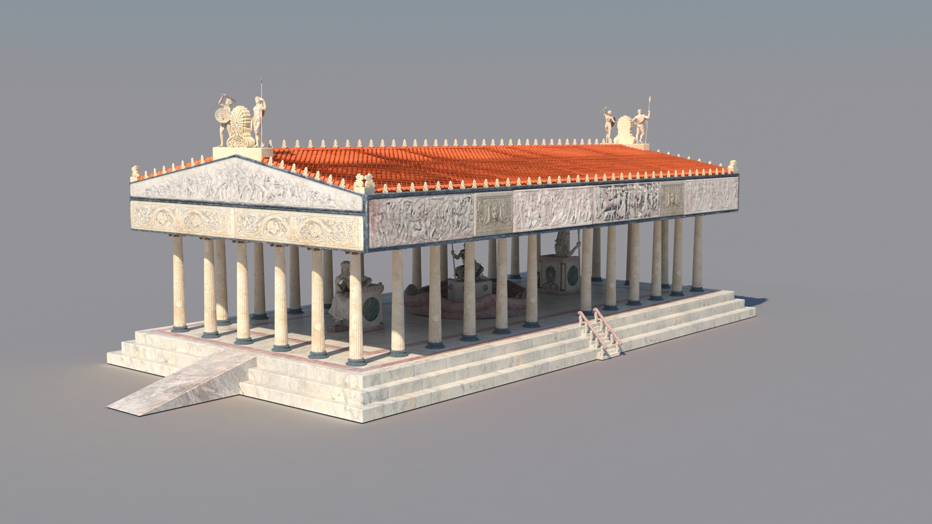 Greek Temple Obj
