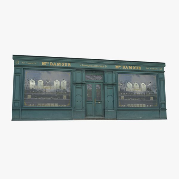 3D model Cereal shop storefront - TurboSquid 1844523
