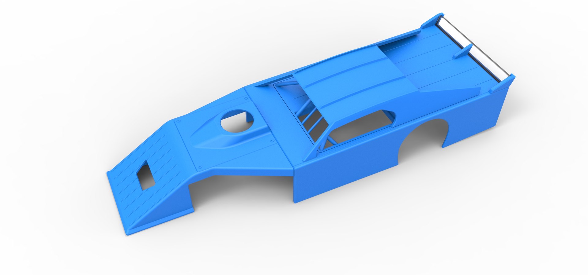 Shell Of Asphalt Modified Stock Car V2 Scale 1 To 25 3D Model ...