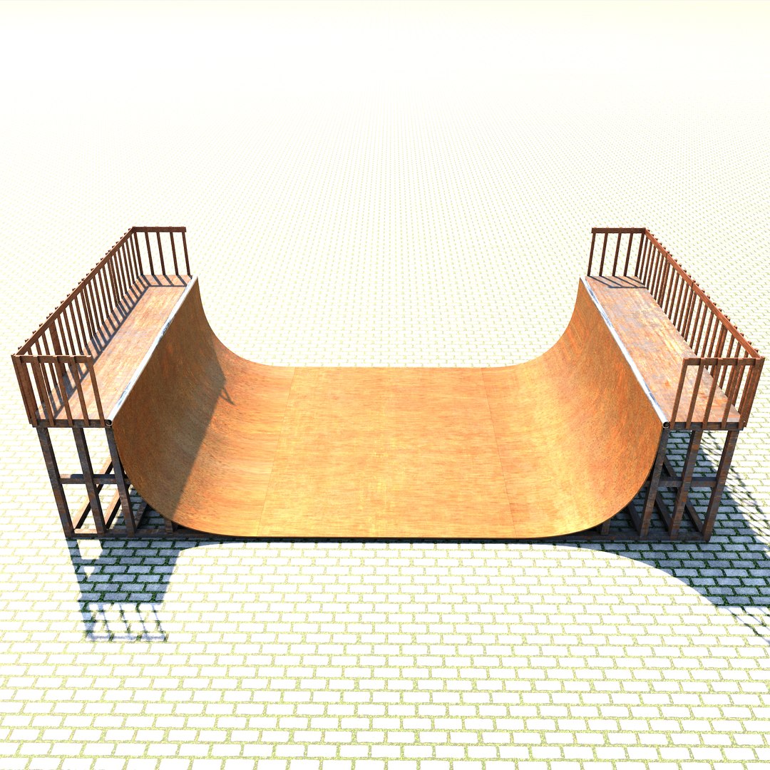 3D Half Pipe Model - TurboSquid 1187710