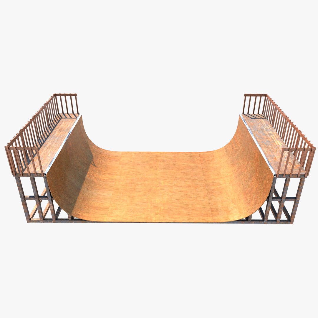 3D Half Pipe Model - TurboSquid 1187710