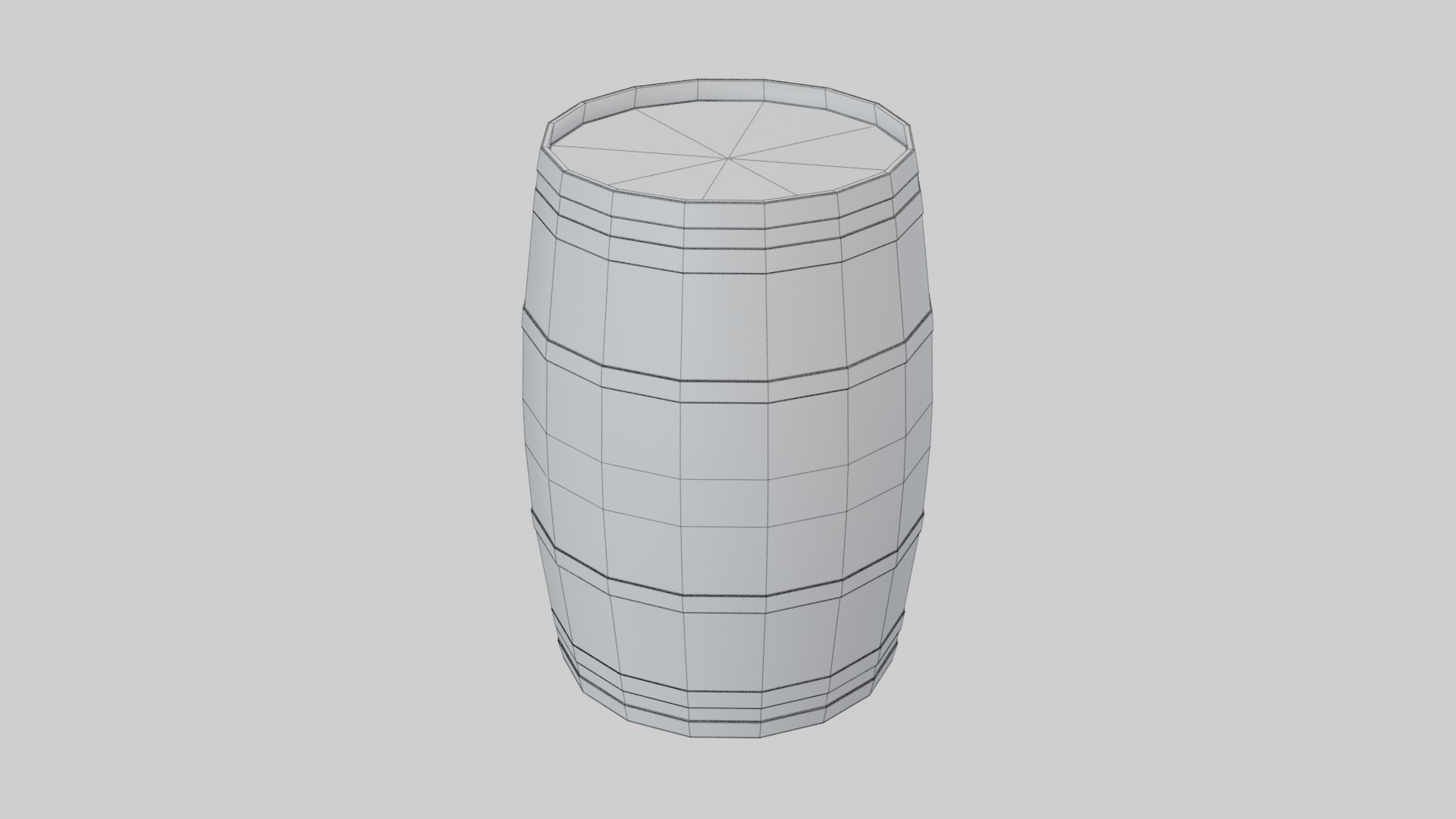 3D Model Heavy Toasted Lowpoly Bourbon Rundlet Barrel - TurboSquid 2424796