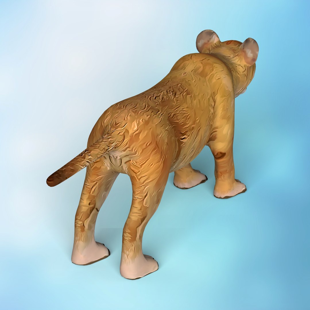 Lion Baby Cartoon Model - TurboSquid 1498558