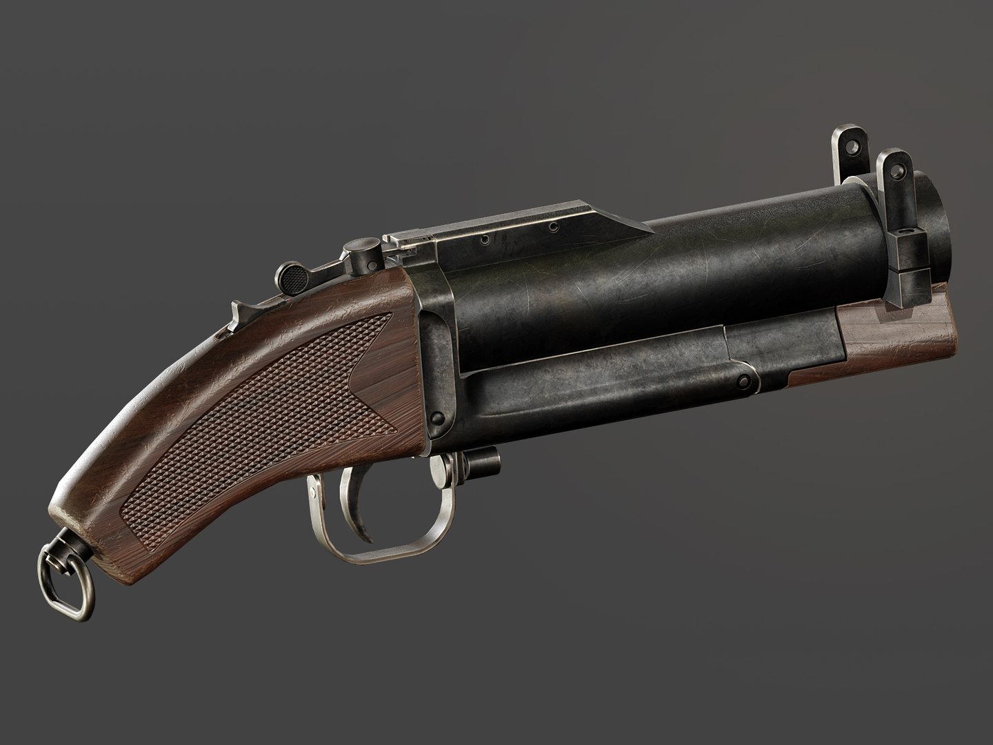 Sawed M79 Grenade Launcher 3D Model - TurboSquid 1419457