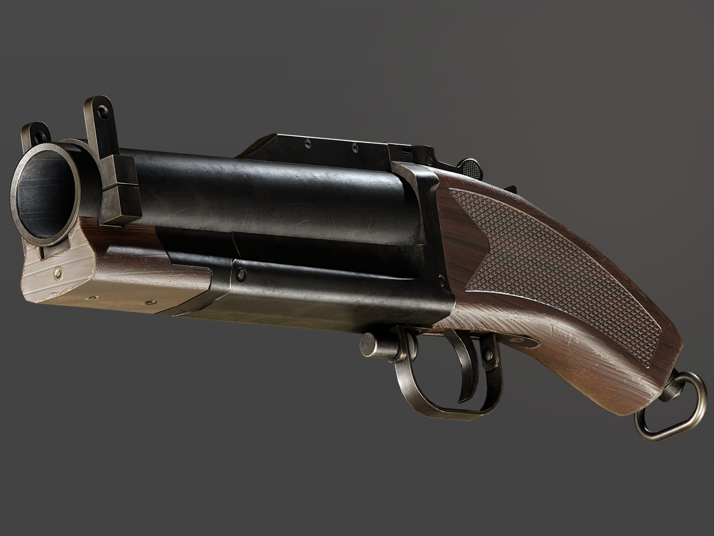 Sawed M79 Grenade Launcher 3D Model - TurboSquid 1419457